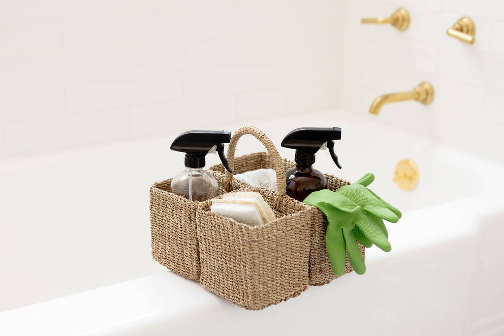 Abaca Handwoven Caddy Organizers | Handmade Natural Diaper Caddy ...